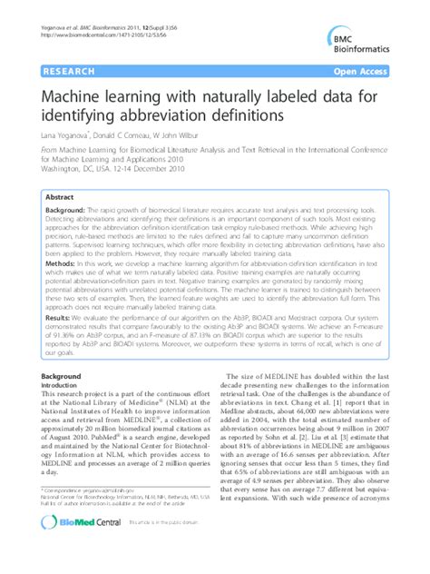 Pdf Machine Learning With Naturally Labeled Data For Identifying