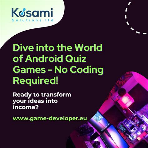 Kosami Solutions Ltd On Linkedin Quizgames Androidgames Nocoding