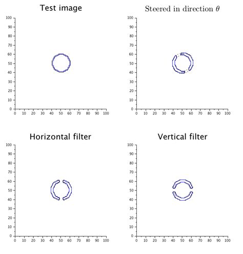 Image Processing Detecting Edges Oriented At Certain Angle Signal