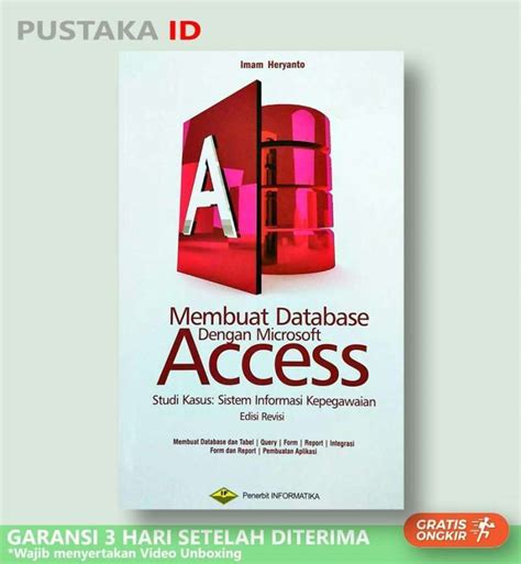jual buku membuat data base dengan microsoft access edisi revisi di