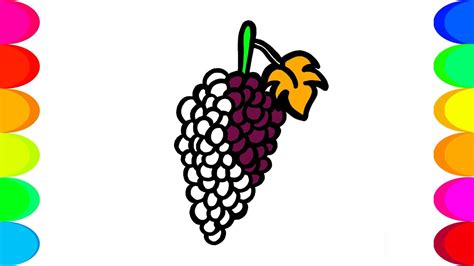 როგორ დავხატოთ ყურძენი Youtube