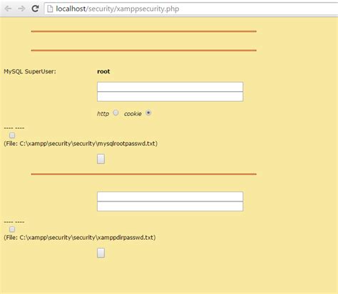 localhost security xamppsecurity php apache friends support forum