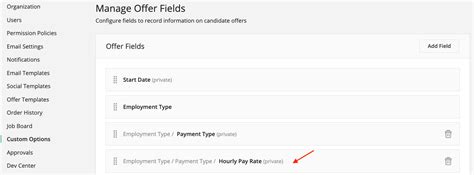 Edit Custom Offer Field Dependencies Greenhouse Support