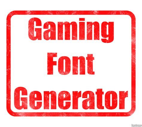 Gaming Font Generator Text Effect And Logo Design Font