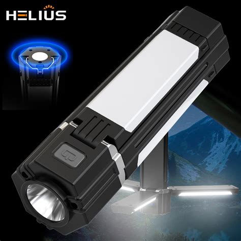Multimode Lighting Torch Camping Light Tail Magnet Hook Portable Built