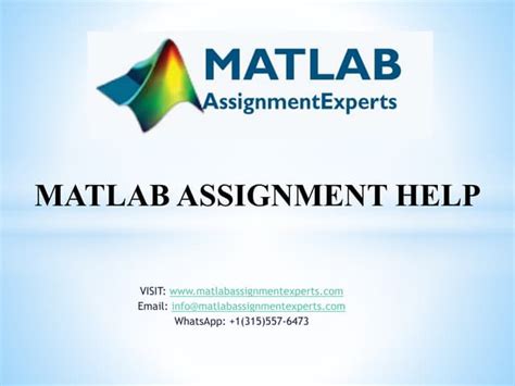 Matlab Assignment Help | PPTX | Digital Audio | Computer Software and Applications