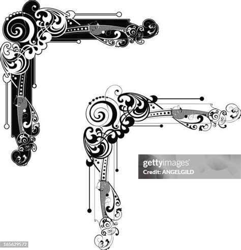 Corner Scroll Design High Res Vector Graphic Getty Images