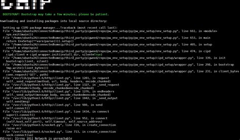 china network issue run source scripts activate sh failed failed to