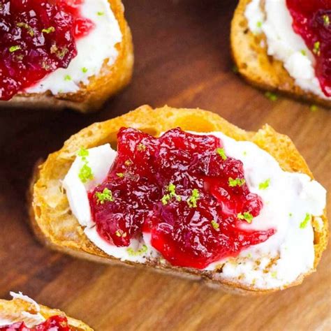 Cranberry Crostini Recipe A Reinvented Mom