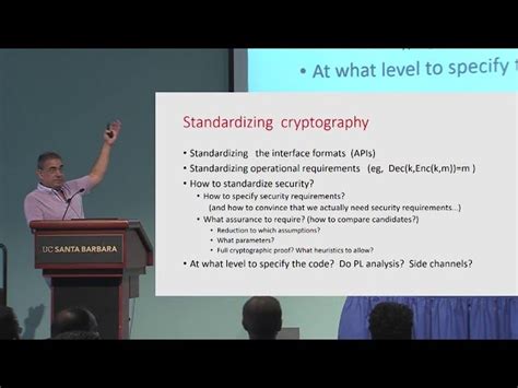 free video towards standardizing zero knowledge from theiacr class