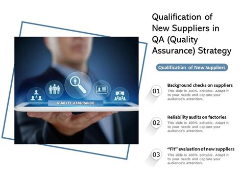 qualification of new suppliers in qa quality assurance strategy