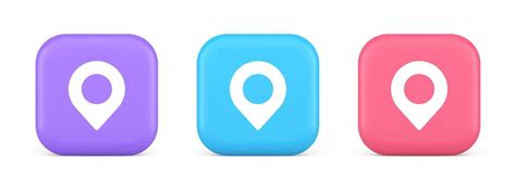 GPS Map Pin Location Service Button Application Direction Distance