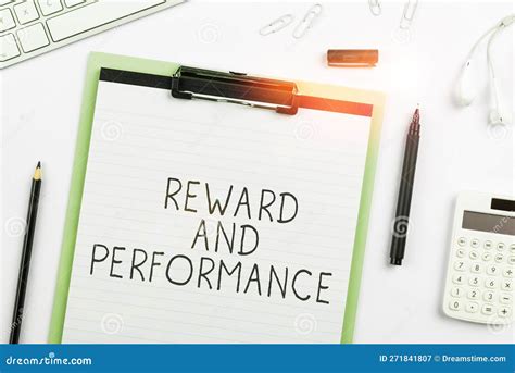 Conceptual Caption Reward And Performance Business Concept Given In