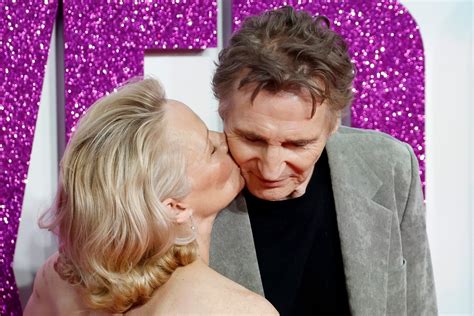 Pamela Anderson And Liam Neeson Are Dating Obvious Spark Us Weekly