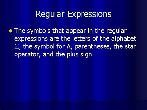 Recursive Definitions Regular Expressions Re Recursive Language Definition
