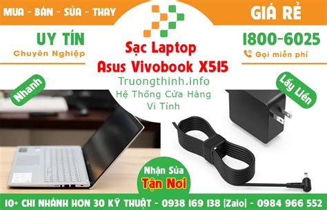 1Chuyên Bán Sạc Laptop Asus Vivobook X515 Giá Rẻ
