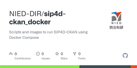 Github Nied Dirsip4d Ckandocker Scripts And Images To Run Sip4d