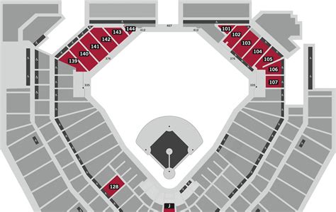 Chase Field Seating Map