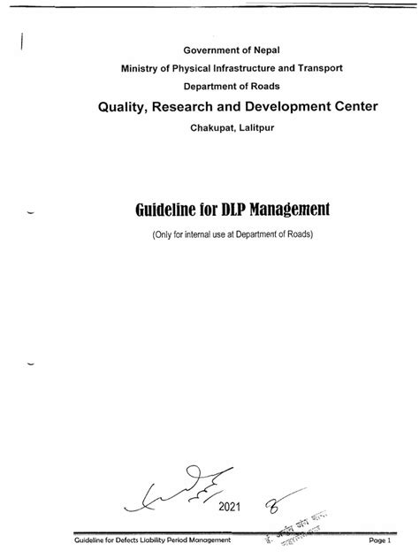 Guideline For Dlp Management Pdf