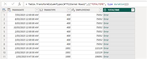 solved cant transform to a duration or sum a time microsoft fabric