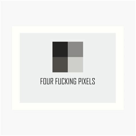 Scp 096 Four Fucking Pixels Art Print For Sale By Toadkingstudios