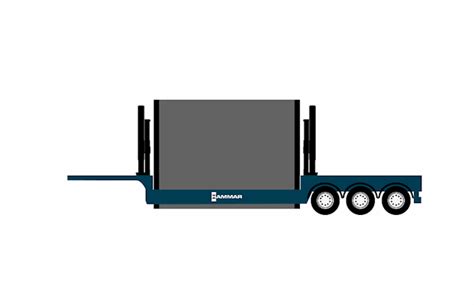 Hammar Self Loading Cable Drum Trailer