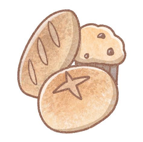 パンのフリーイラスト｜かわいいフリーアイコン・イラストの無料素材サイト｜フリーペンシル