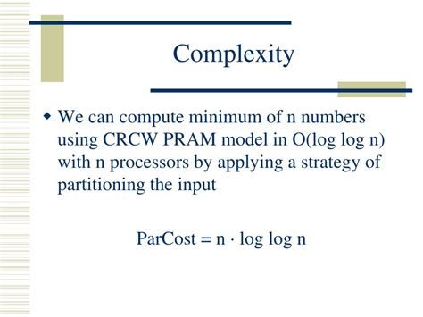PPT Optimal PRAM Algorithms Efficiency Of Concurrent Writing PowerPoint Presentation ID