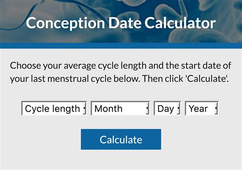 Conception Calculator