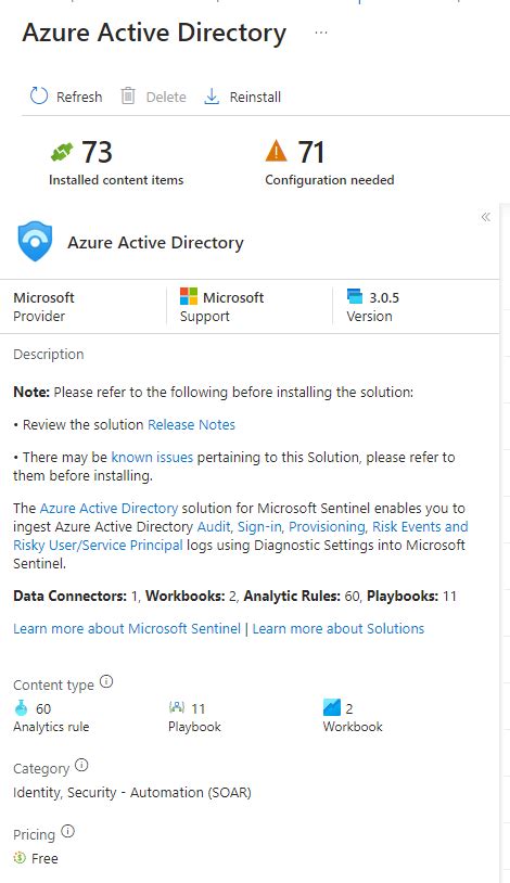 Azure Active Directory Data Connector Missing Microsoft Qanda