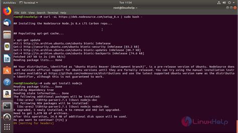 How To Install Node Js On Ubuntu YouTube