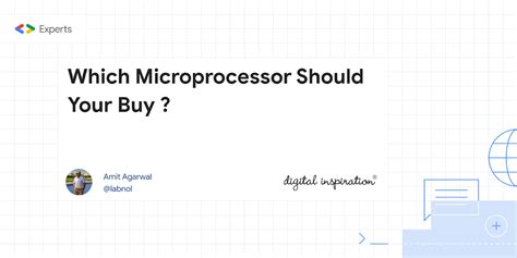 Which Microprocessor Should Your Buy