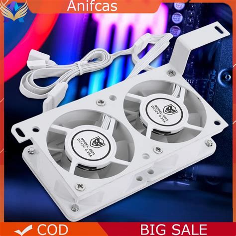 Low Noise Cooling Fan Argb Syn With Dual 60mm Fan 5v For Ddrddr2ddr3ddr4ddr5 Shopee Malaysia