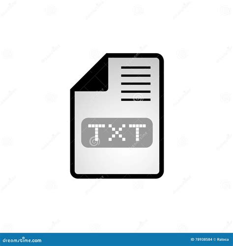 computer txt file icon stock vector illustration of graphic 78938584