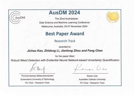 Uts Data Science Institute On Linkedin Bestpaperaward Precisionagriculture Aiinnovation