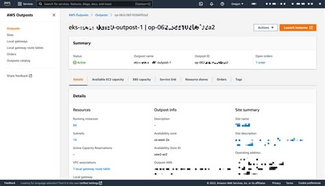 Outposts Amazon Eks Aws