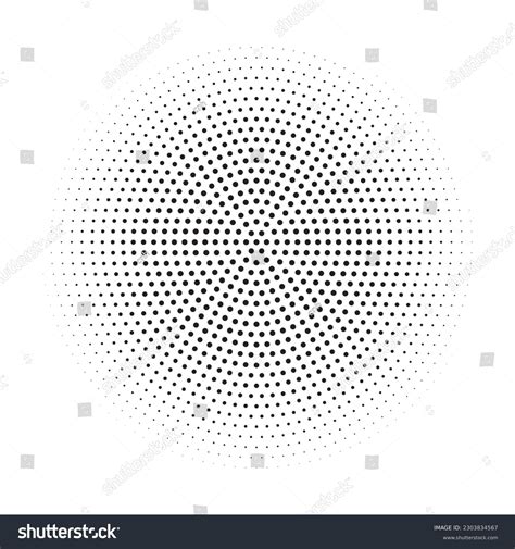 Halftone Monochrome Pattern Dots Minimalism Vector Stock Vector Royalty Free 2303834567