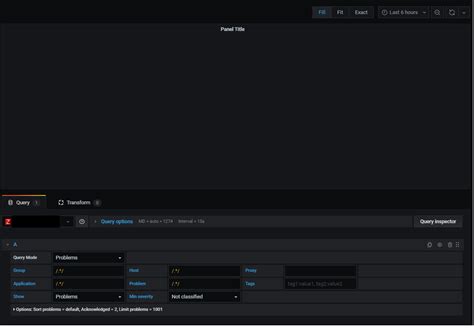 Zabbix Problem No Data Displayed On The Panel Issue Grafana