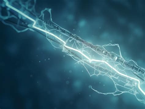 Artificial Neuron Transmission In Futuristic Digital Landscape