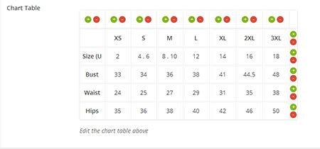 5 Best WooCommerce Product Size Chart Plugin 2020 Frip In