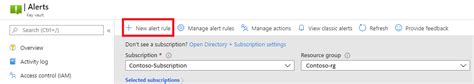設定 azure key vault 警示 microsoft learn