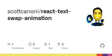 GitHub Scottcanoni React Text Swap Animation