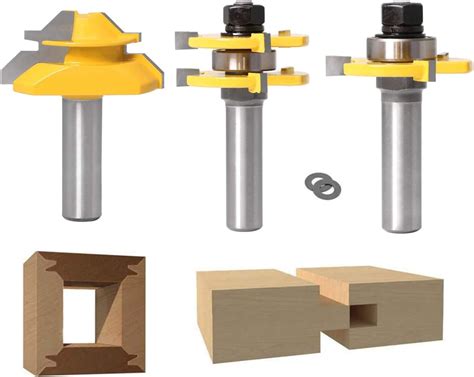 Interlocking Joints Made Easy Lock Miter Router Bit With Industrial