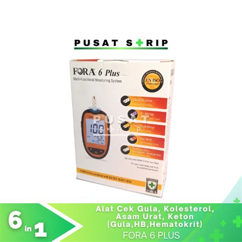 Jual Fora 6 Plus Multicek Monitoring Sistem Gd81 Ua Gb Hct Hb Kb Tch Shopee Indonesia