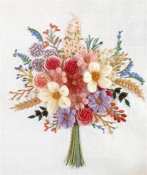 에델프랑스자수 On Instagram 프랑스자수 에델프랑스자수 프랑스자수클래스 꽃자수 입체꽃자수 꽃자수 꽃다발자수 가을꽃자수 Dmcembroidery