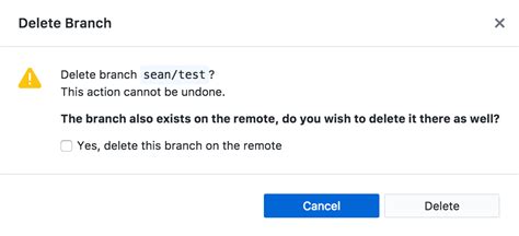 Delete Branch Warns That Branch Already Exists On Remote After Its Deleted · Issue 2964