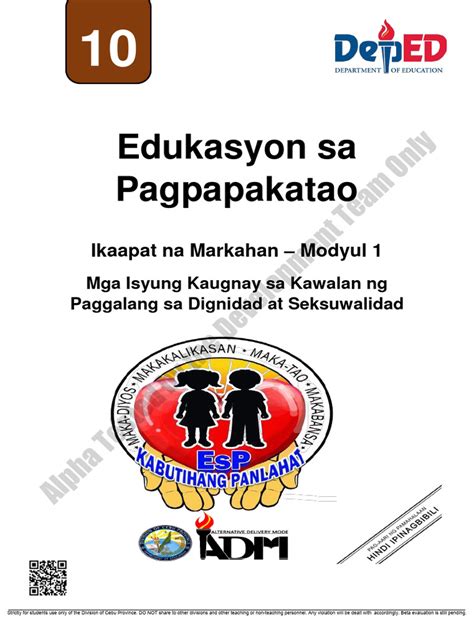Esp10 Q4 Module1 Qaedited Final Pdf