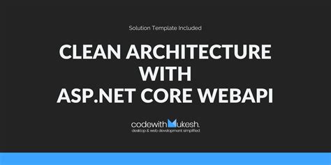 Codewithmukesh Clean Architecture With Aspnet Core 31 Facebook