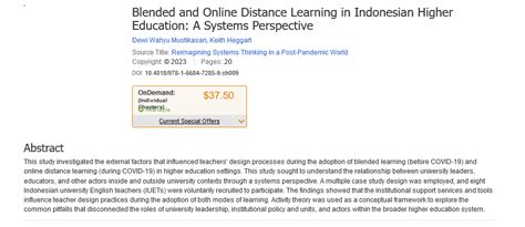 Blog Dr Faizal Risdianto Blended And Online Distance Learning In
