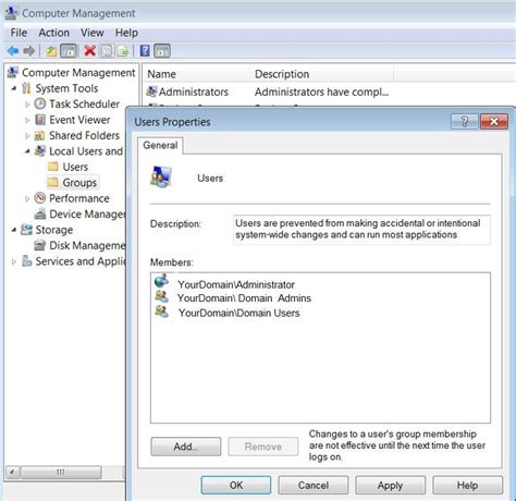 Domain User Security Group Windows Spiceworks Community